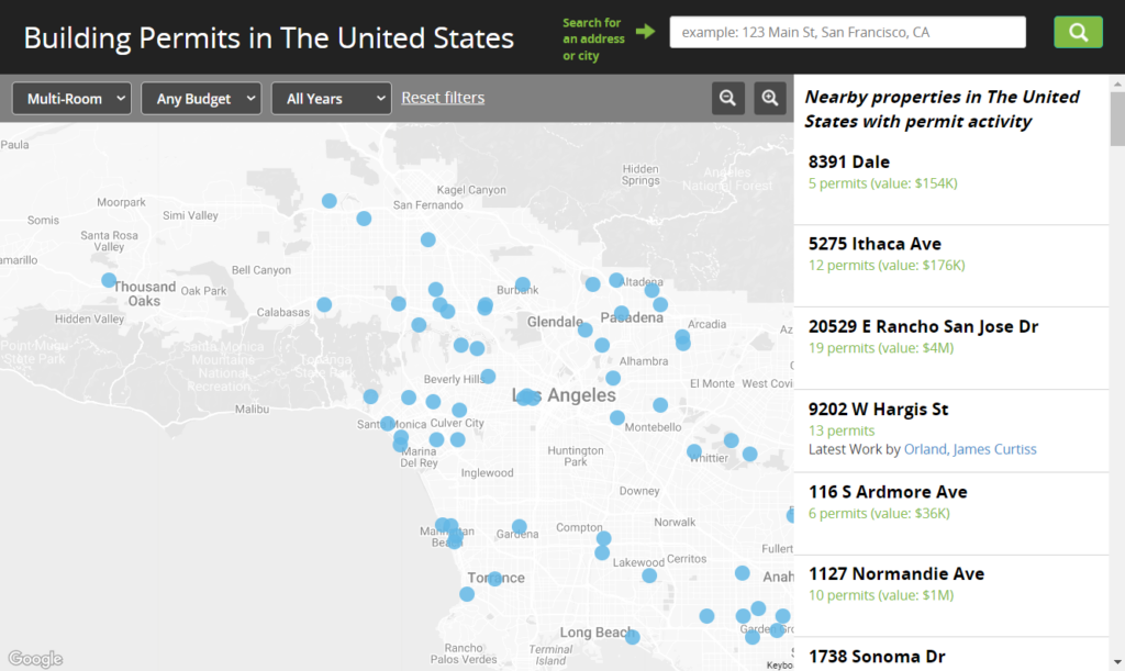 How to use BuildZoom’s Building Permit Search Map